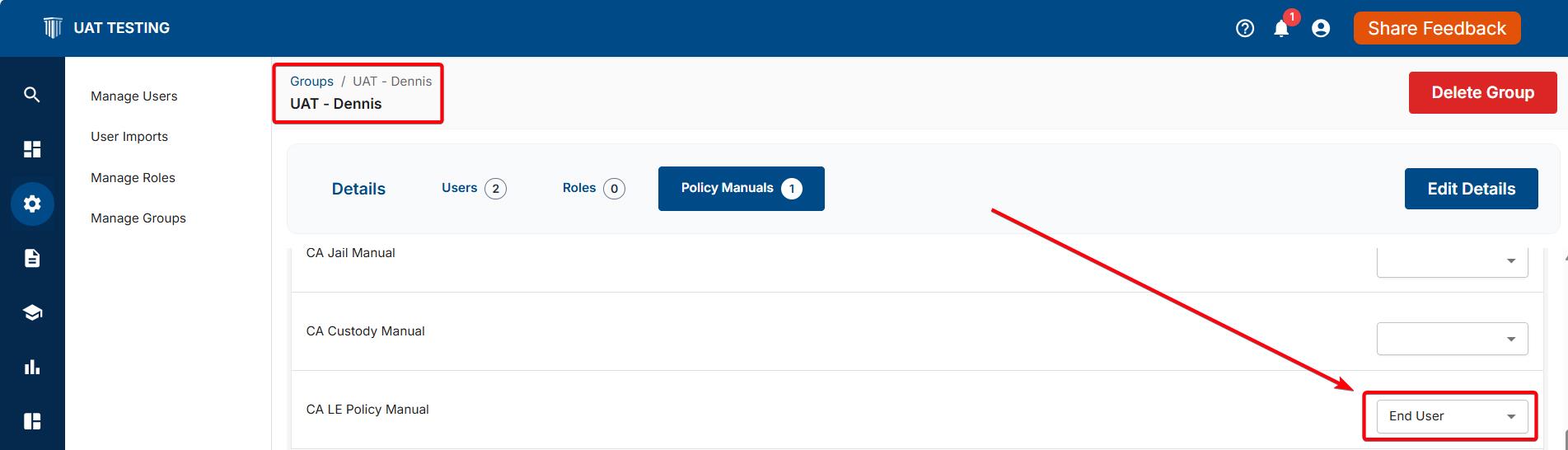 Roles, Groups, Access Levels, and Permissions