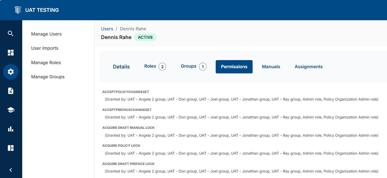 Roles, Groups, Access Levels, and Permissions